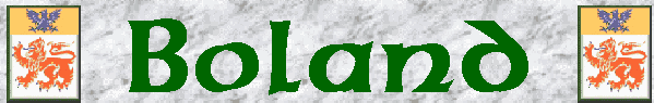 The Boland clan information page from The Information about Ireland Site